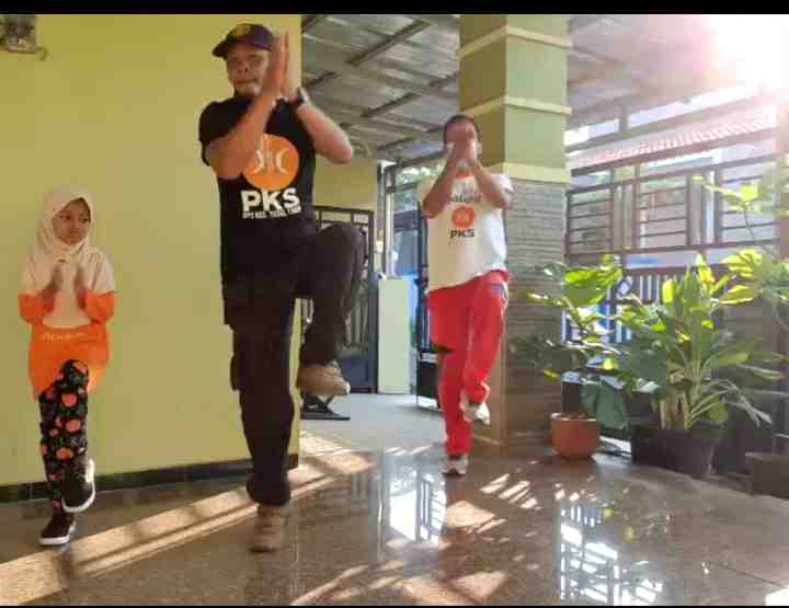 PKS Kota Tegal Gelar Senam Nusantara bersama Keluarga secara Virtual